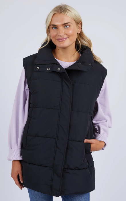 Elm Longline Puffer Vest – Luna and Sage Boutique