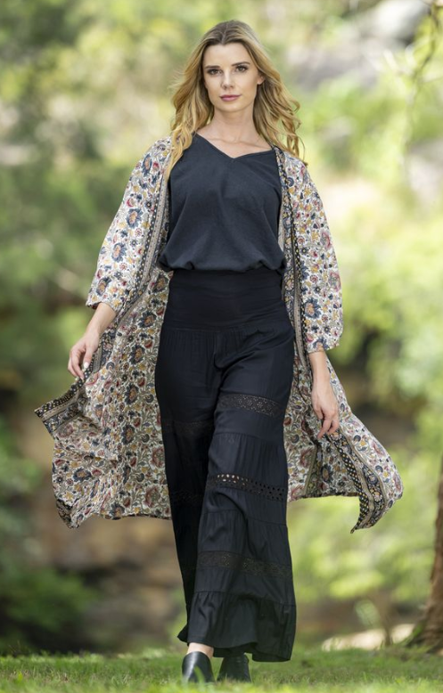 Ruby Silk Blend Duster – Luna and Sage Boutique