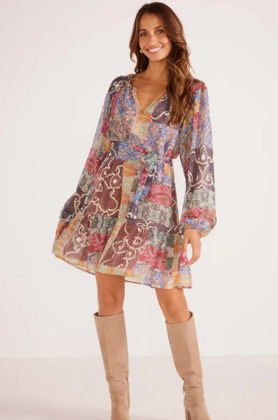 Ciana Keyhole Mini Dress – Luna and Sage Boutique