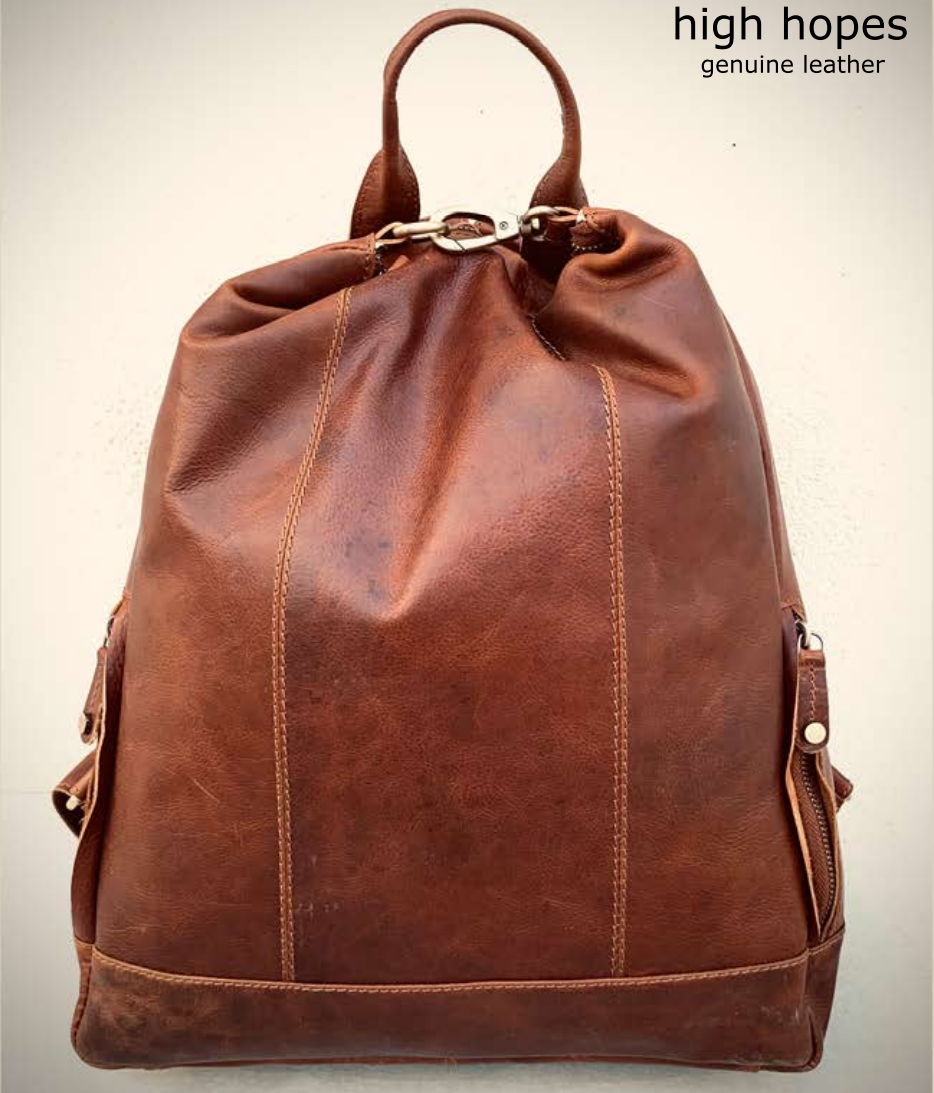 The Sack Leather Backpack – Luna and Sage Boutique