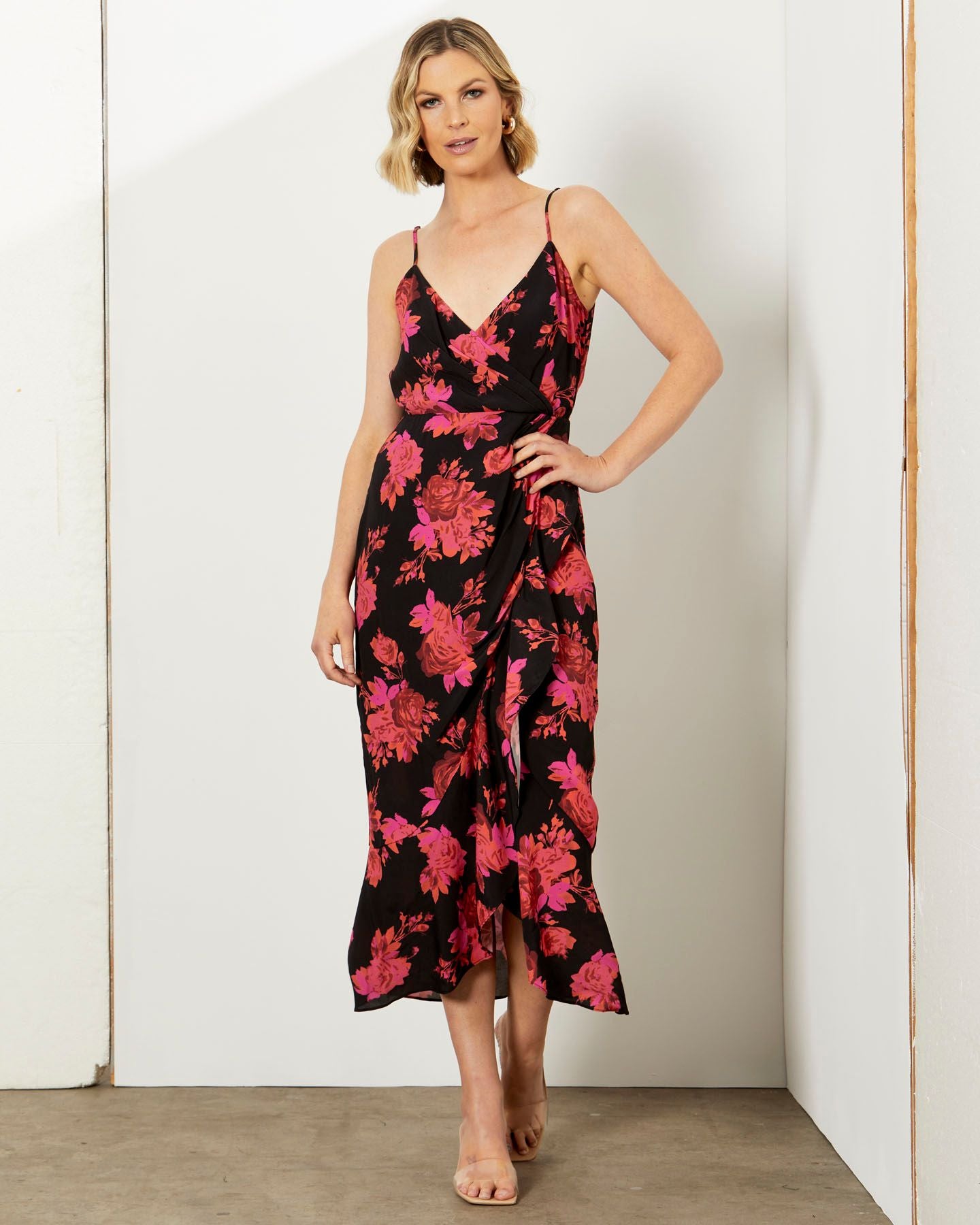 Walk Away Ruffle Dress – Luna and Sage Boutique